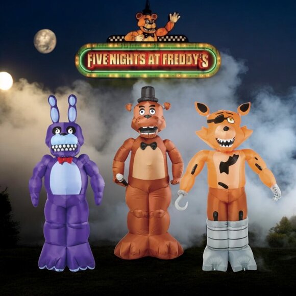 Rubie's | Holiday | Five Nights At Freddys Fazbear Inflatable Animated ...